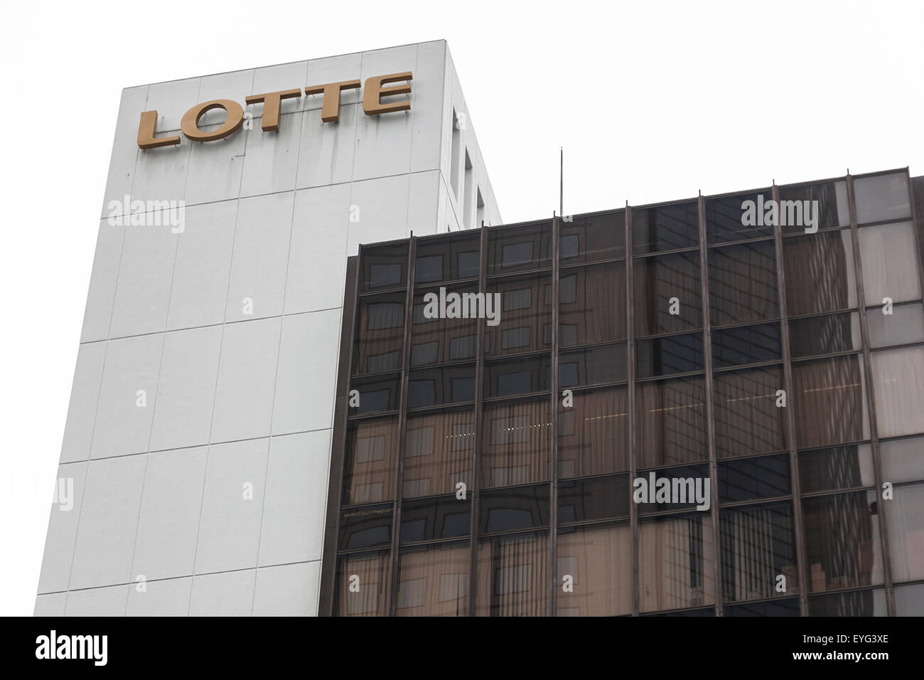 General view of the LOTTE Japan headquarters in Shinjuku on July 29 ...
