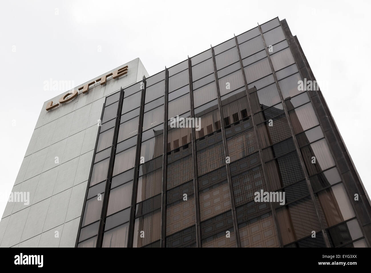 General view of the LOTTE Japan headquarters in Shinjuku on July 29 ...