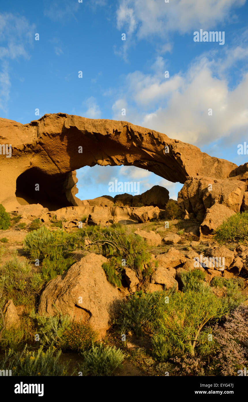 Natural Arch in the Desert Stock Photo - Alamy