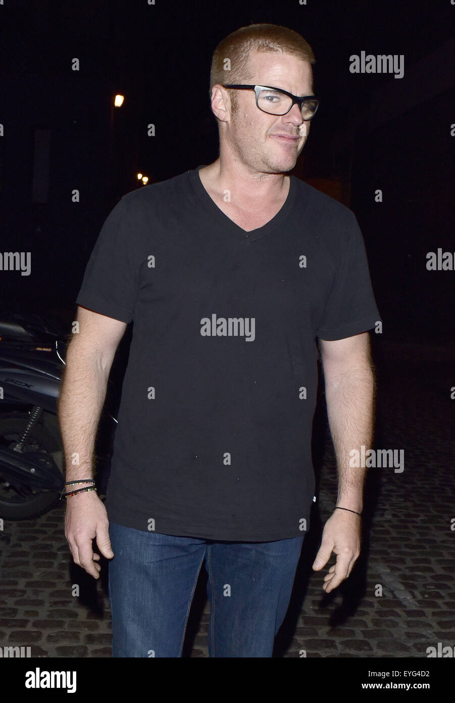 Celebrities outside Chiltern Firehouse Featuring: Heston Blumenthal ...