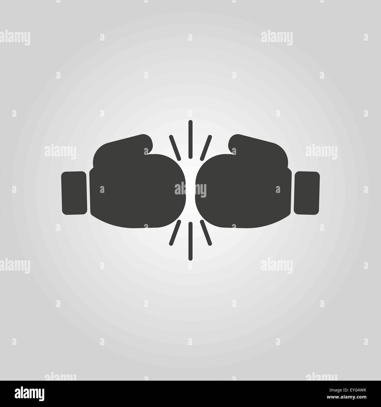 The boxing icon. Sport symbol. Flat Stock Vector Image & Art - Alamy