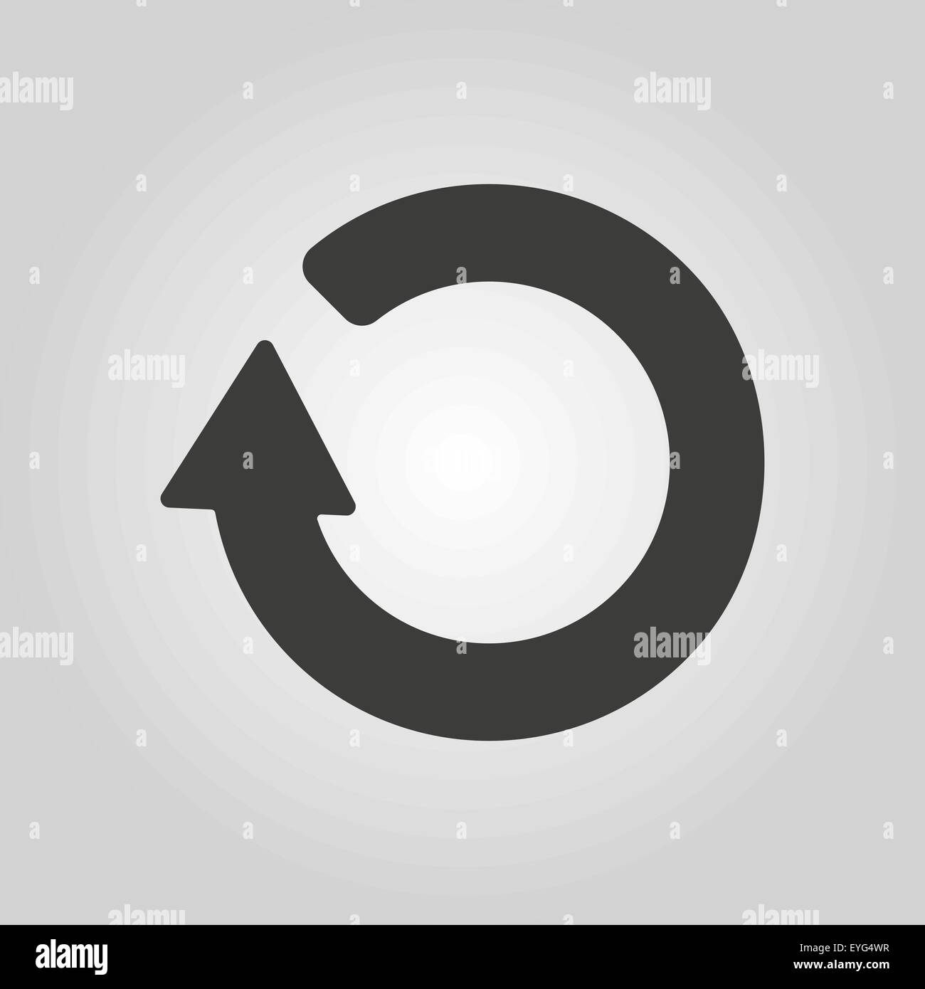 The refresh icon. Loading symbol. Flat Stock Vector Image & Art - Alamy