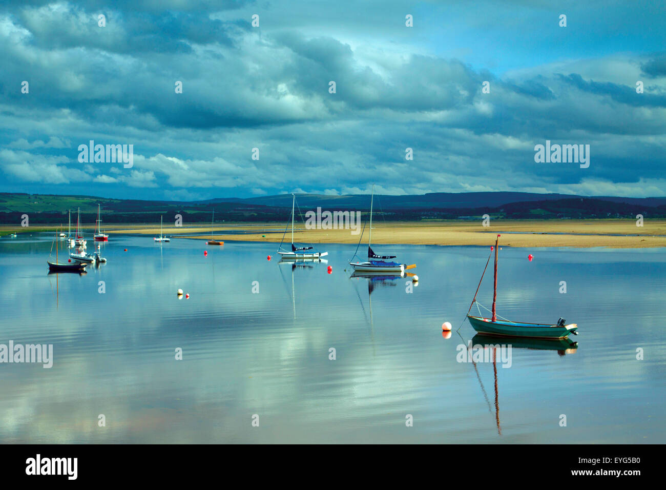 The River Findhorn, Findhorn Bay, Findhorn, Moray Stock Photo - Alamy