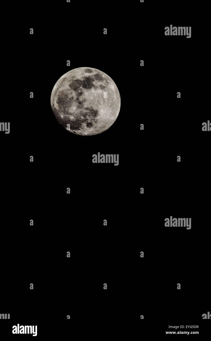 Full Moon 2014 Stock Photo - Alamy