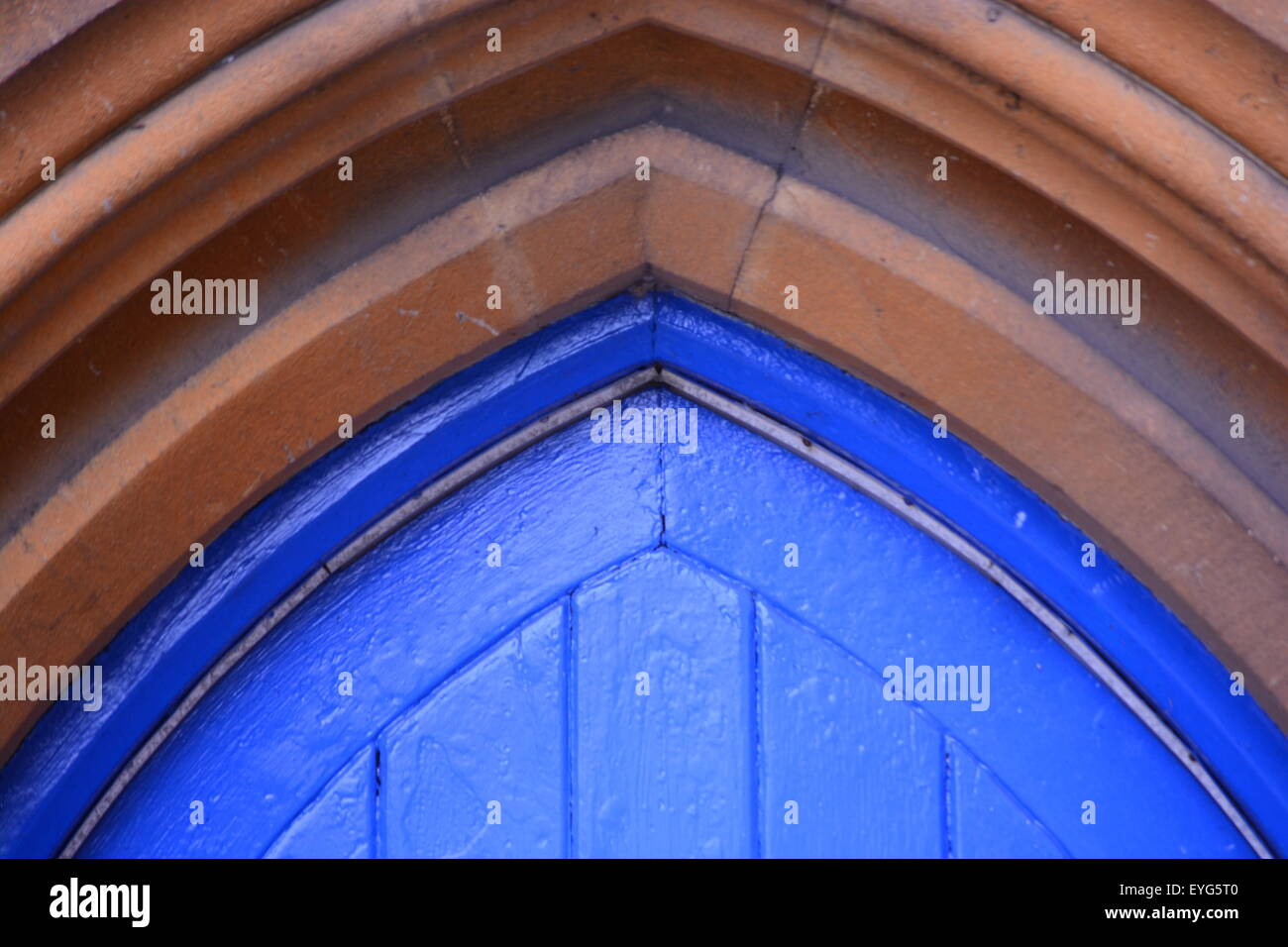 Blue Door Frame High Resolution Stock Photography and Images - Alamy
