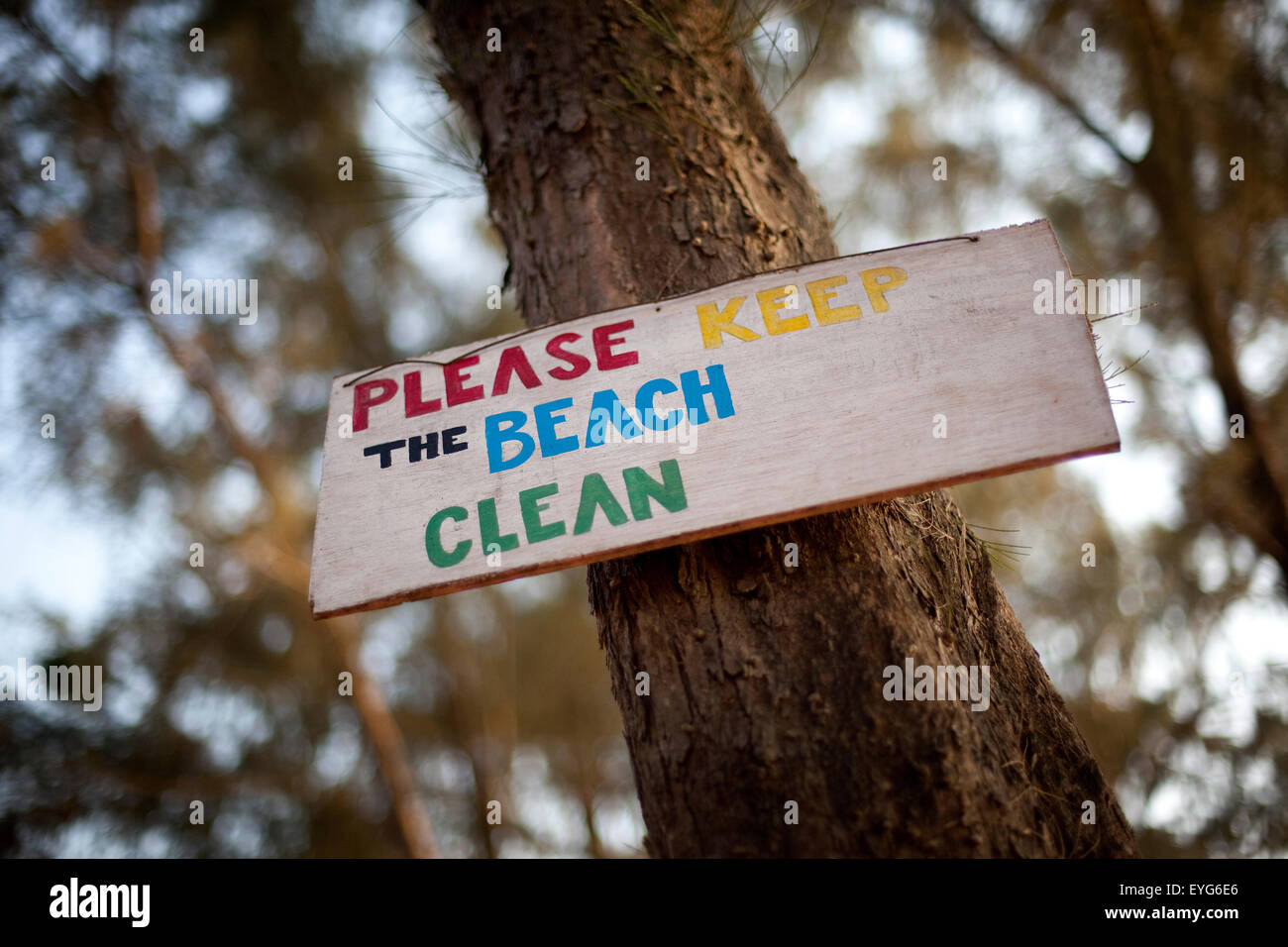 Keep Beach Clean Sign High Resolution Stock Photography and Images - Alamy