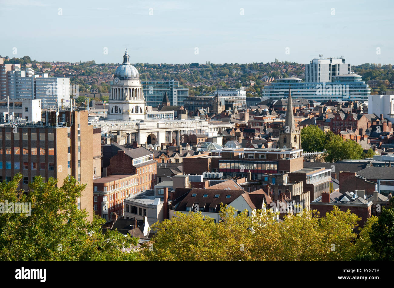 Nottingham skyline hi-res stock photography and images - Alamy
