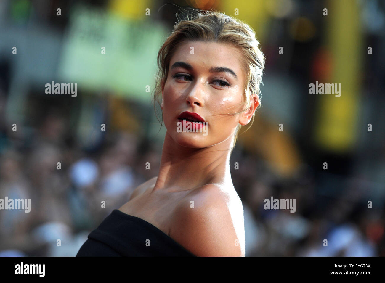 Hailey Rhode Baldwin attends the 'Mission: Impossible - Rogue Nation ...