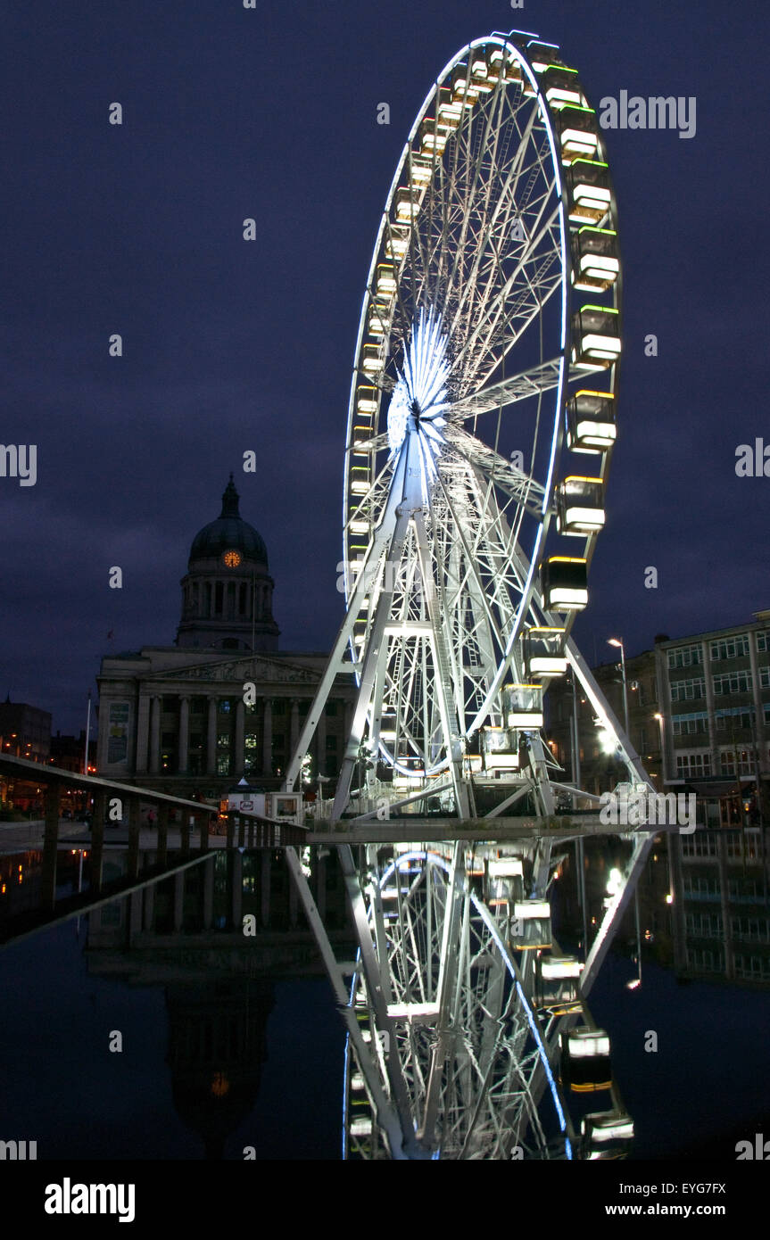 Ferris Wheel Nottingham Nottinghamshire England High Resolution Stock ...