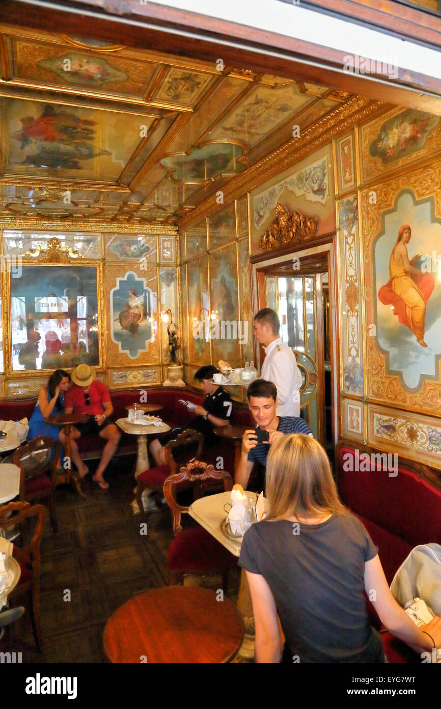 Cafe Florian, Venice, Italy Stock Photo - Alamy