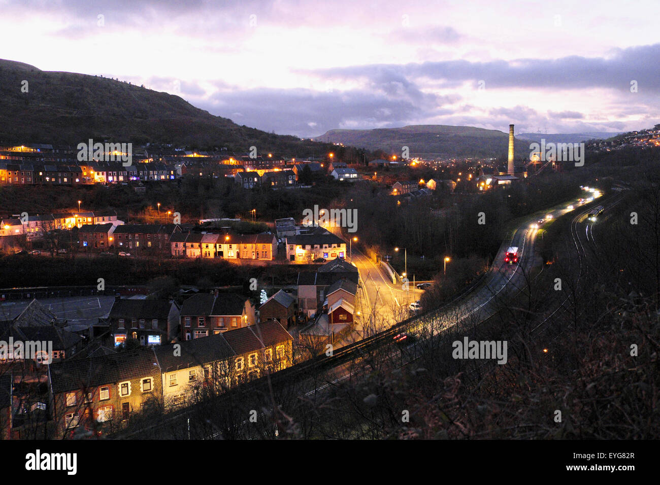 Rhondda valley hi-res stock photography and images - Alamy