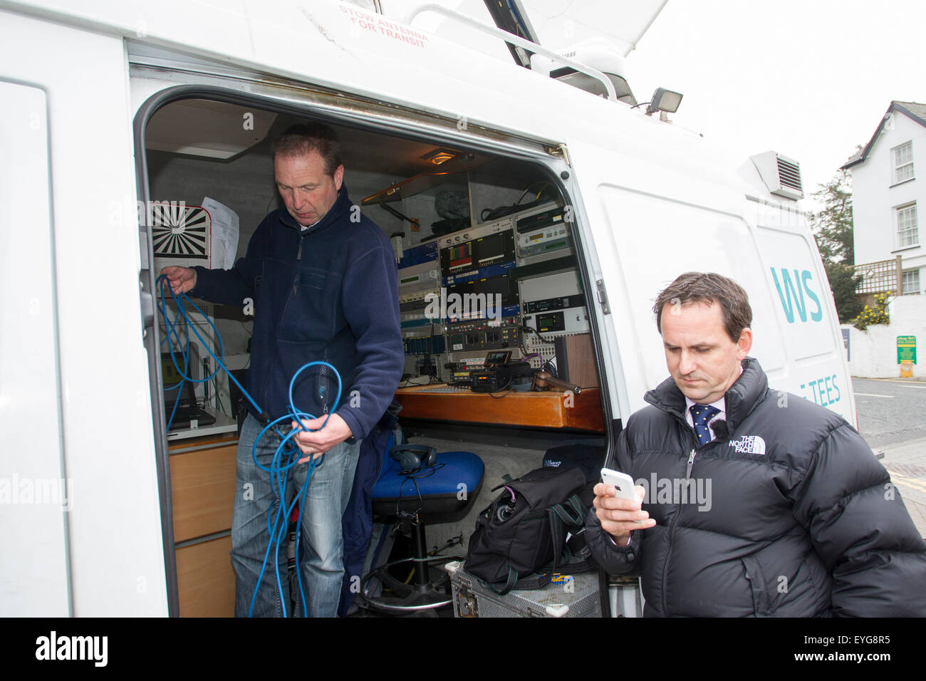 ITV News border Stock Photo - Alamy