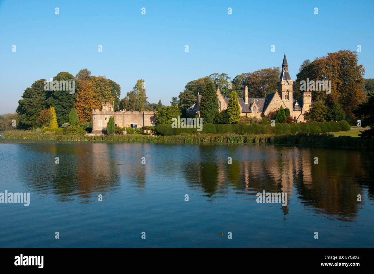 The Fort at Newstead Abbey, Nottinghamshire England UK Stock Photo - Alamy