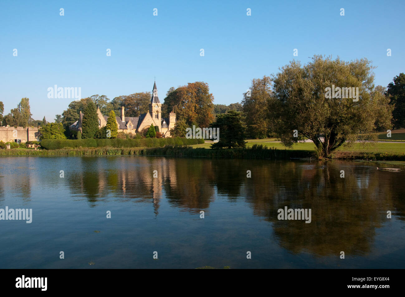 The Fort at Newstead Abbey, Nottinghamshire England UK Stock Photo - Alamy