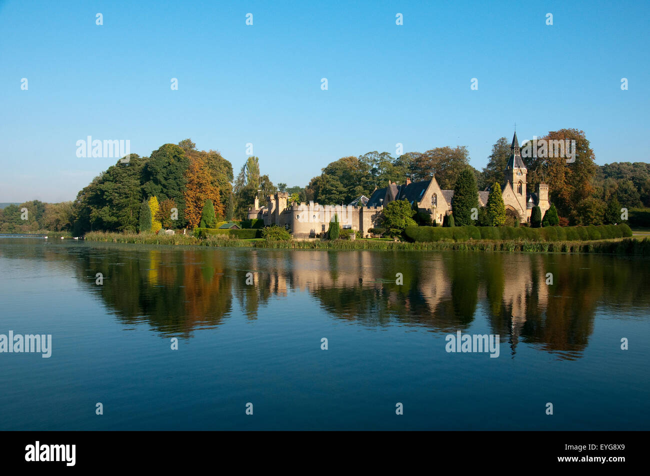 The Fort at Newstead Abbey, Nottinghamshire England UK Stock Photo - Alamy