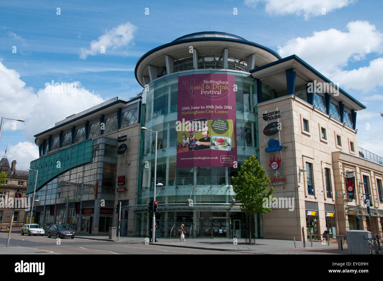 Corner House in Nottingham City, Nottinghamshire England UK Stock Photo ...