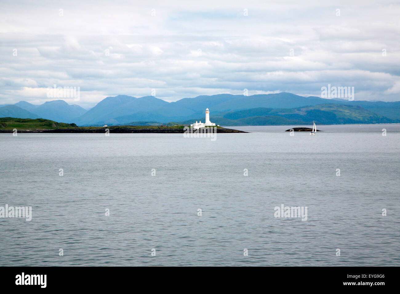 Entrance to loch linnhe designed by robert stevenson 1833 hi-res stock ...