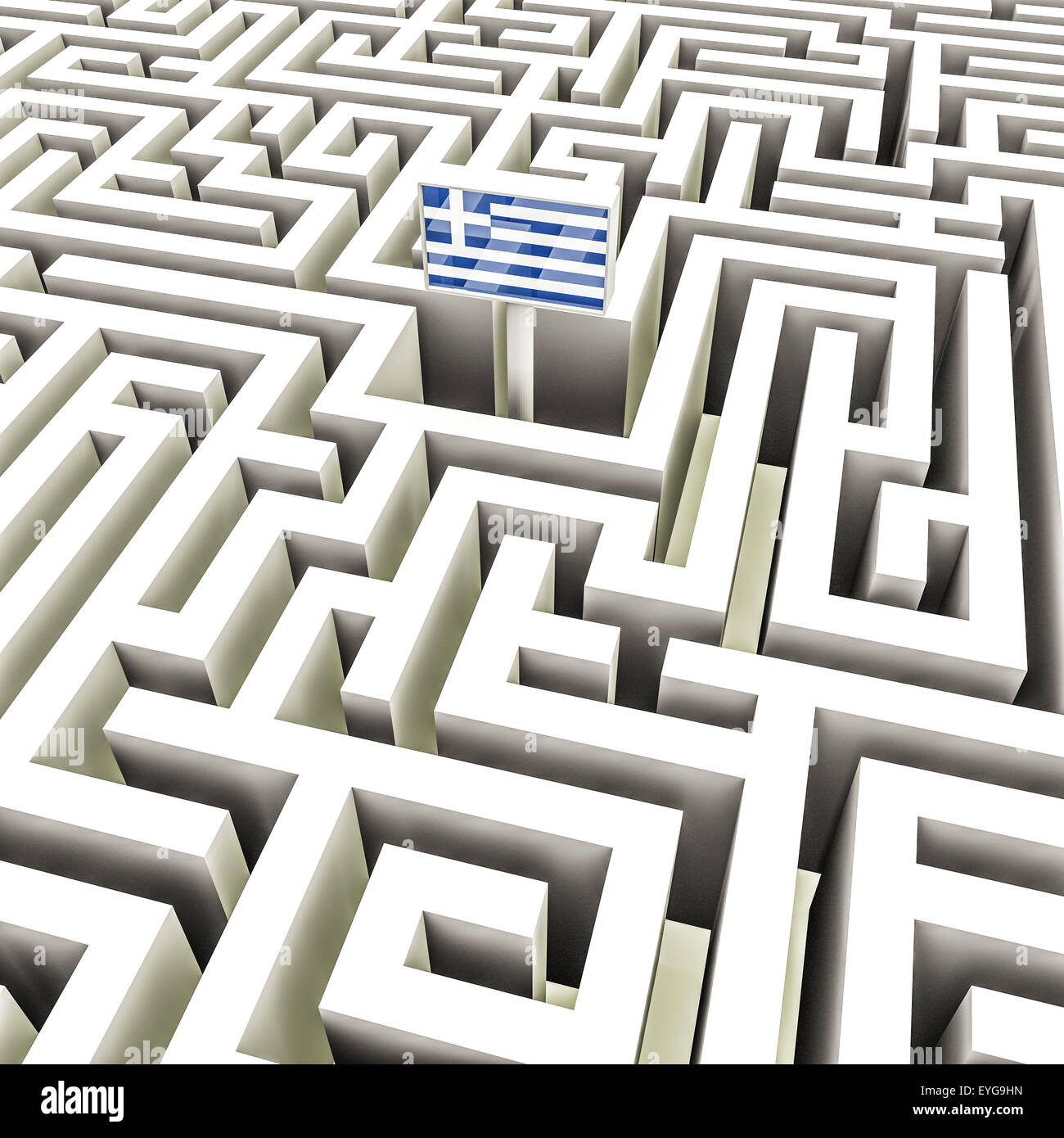 Maze labyrinth greek hi-res stock photography and images - Alamy