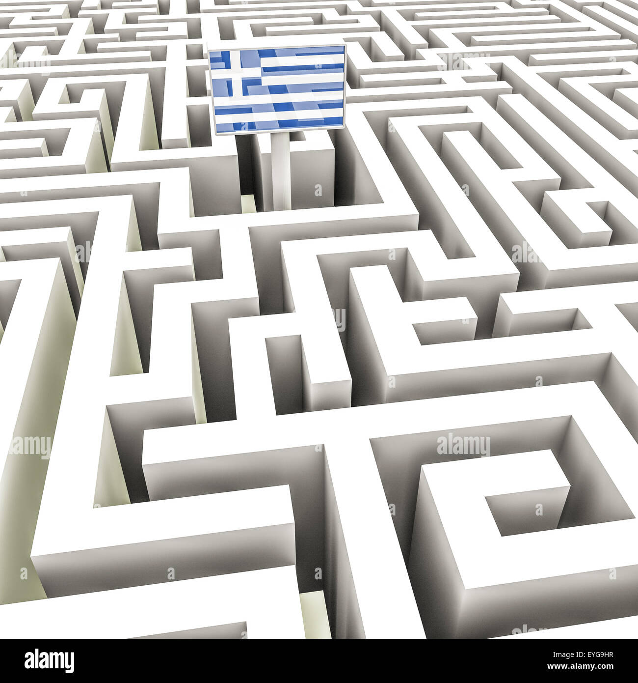 Maze labyrinth greek hi-res stock photography and images - Alamy