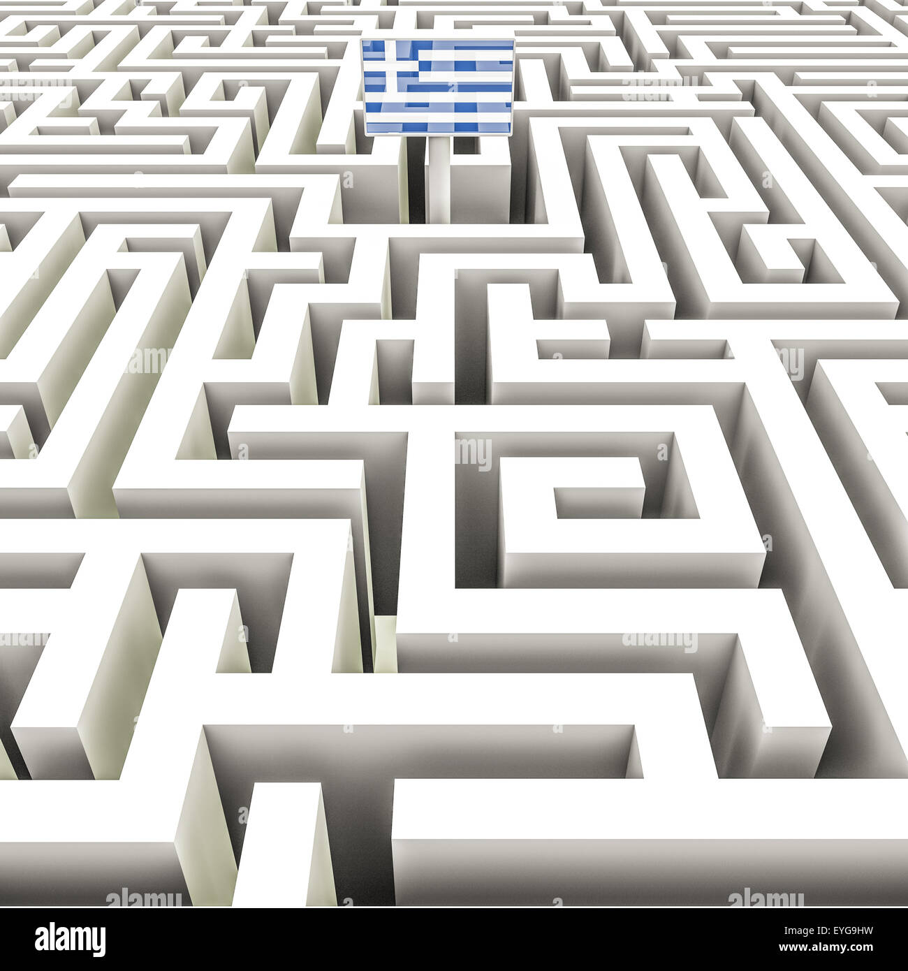 Maze labyrinth greek hi-res stock photography and images - Alamy