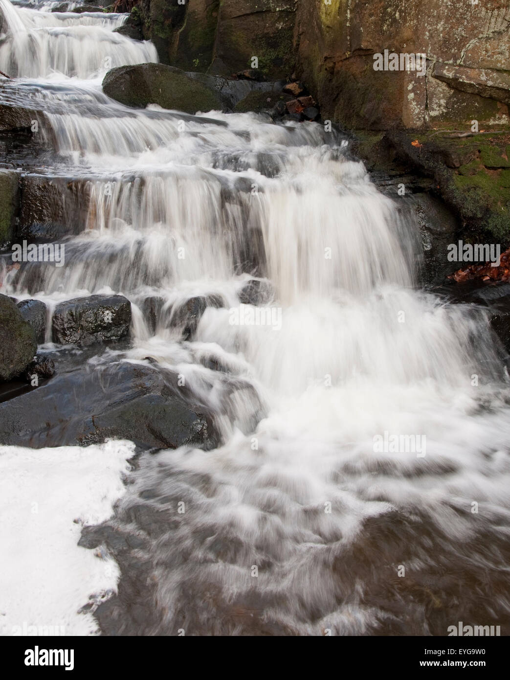 Lumsdale Falls in Matlock, Derbyshire England UK Stock Photo - Alamy
