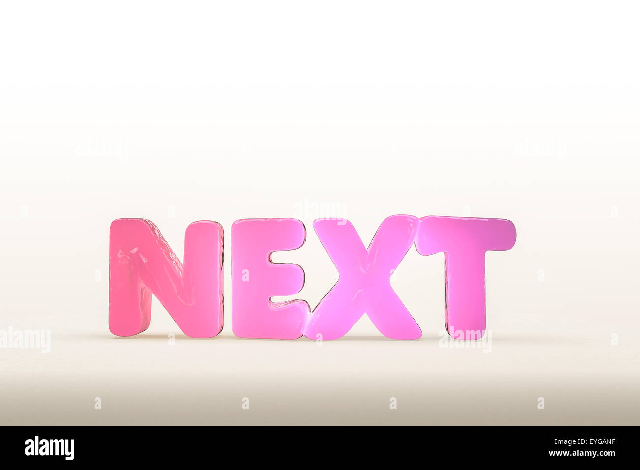 next sign isolated on white background Stock Photo - Alamy