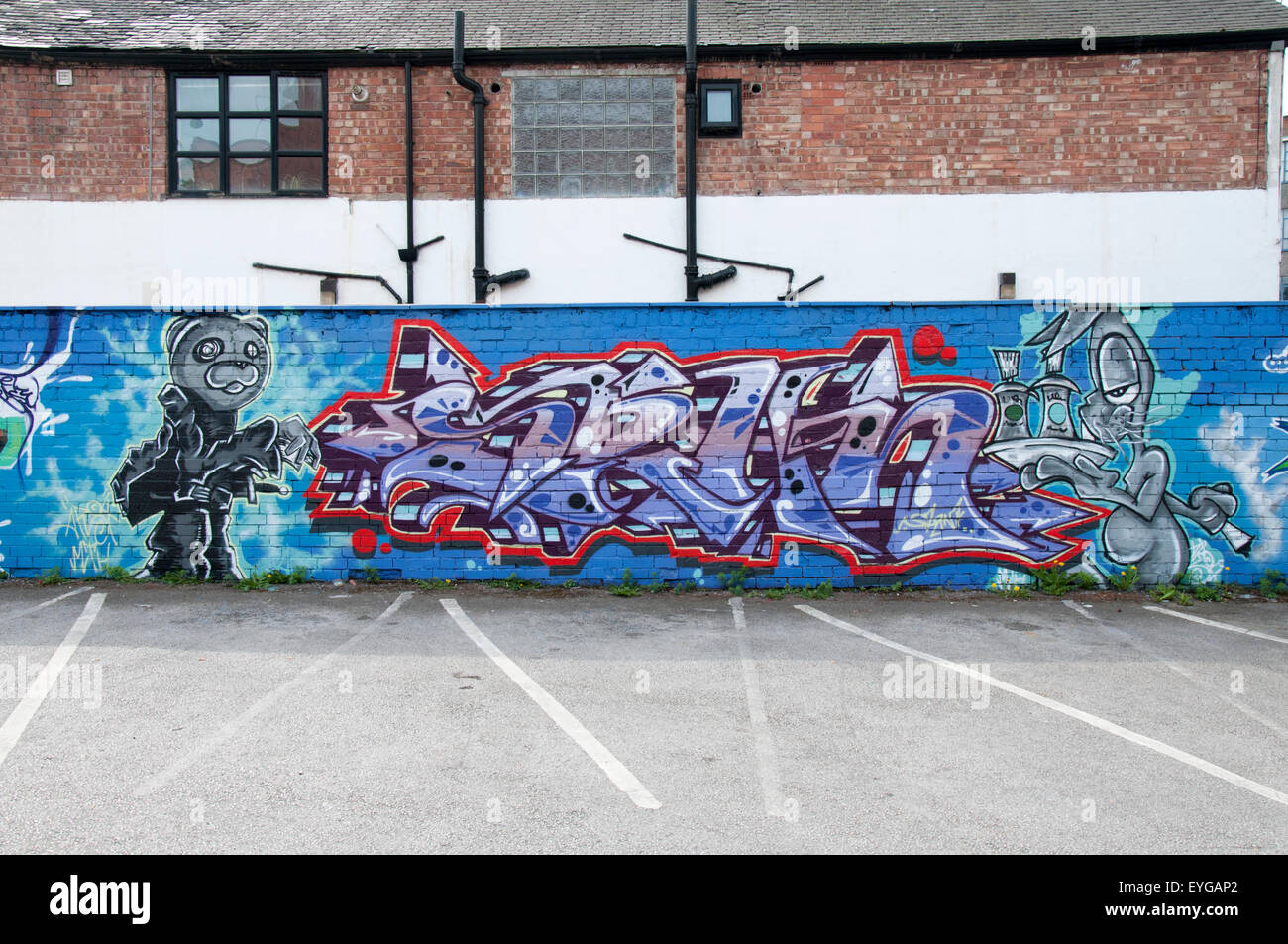 Nottingham nottinghamshire graffiti hi-res stock photography and images ...