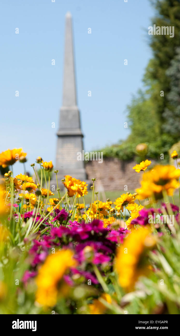War Memorial at Nottingham Castle, Nottinghamshire England UK Stock ...