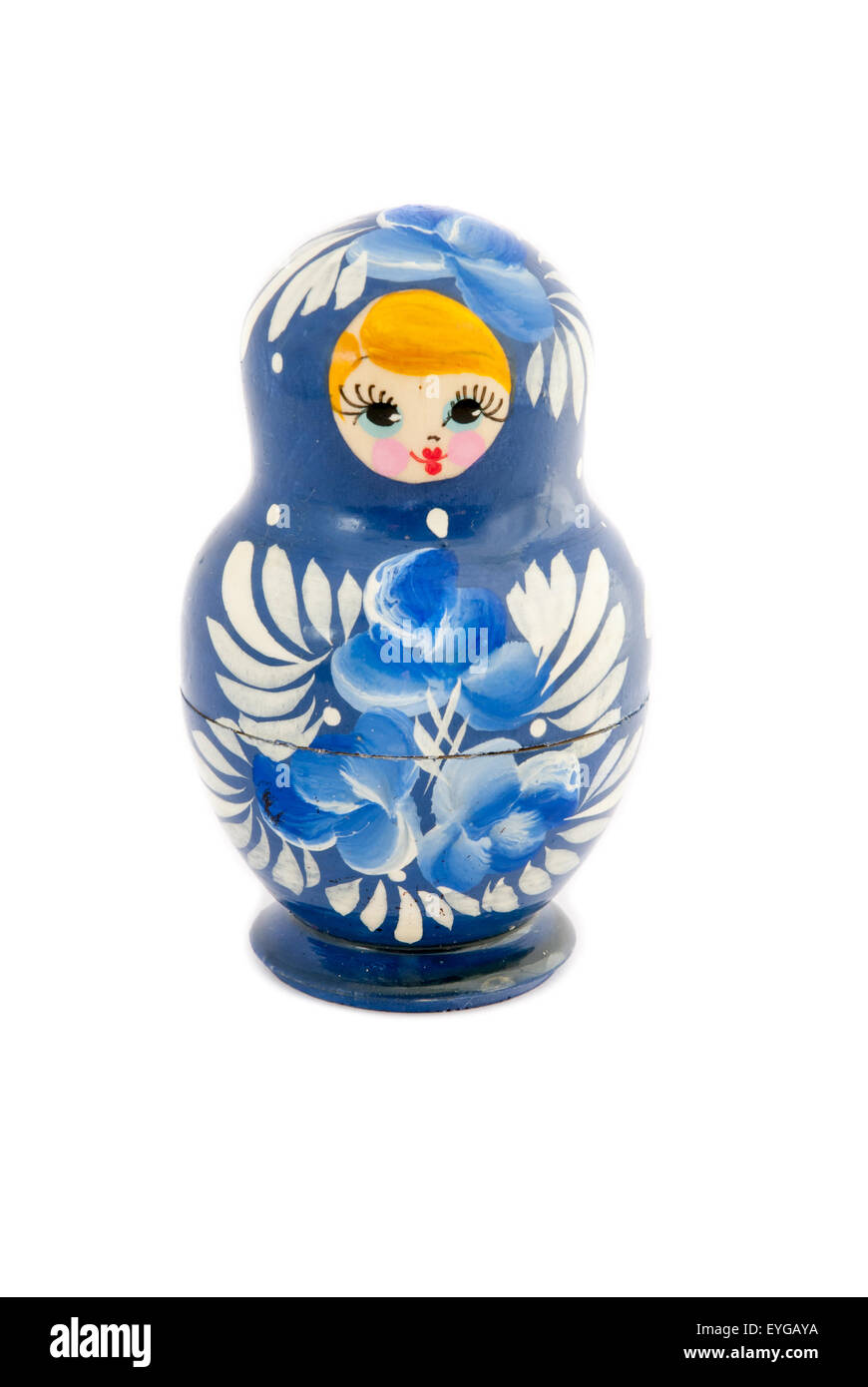 Russian doll matryoshka isolated on white background Stock Photo - Alamy