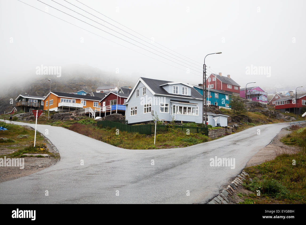 Denmark, Greenland, Rural scenery; Qaqortoq (Julianehab Stock Photo - Alamy