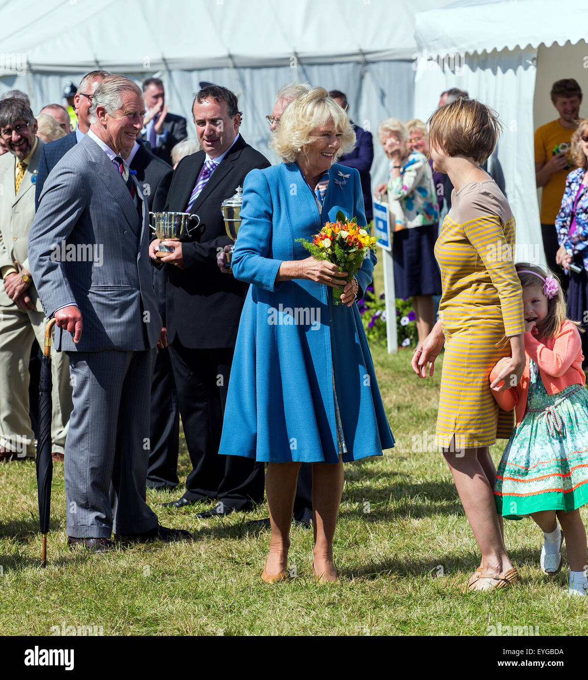 Royal visit sandringham flower hi-res stock photography and images - Alamy