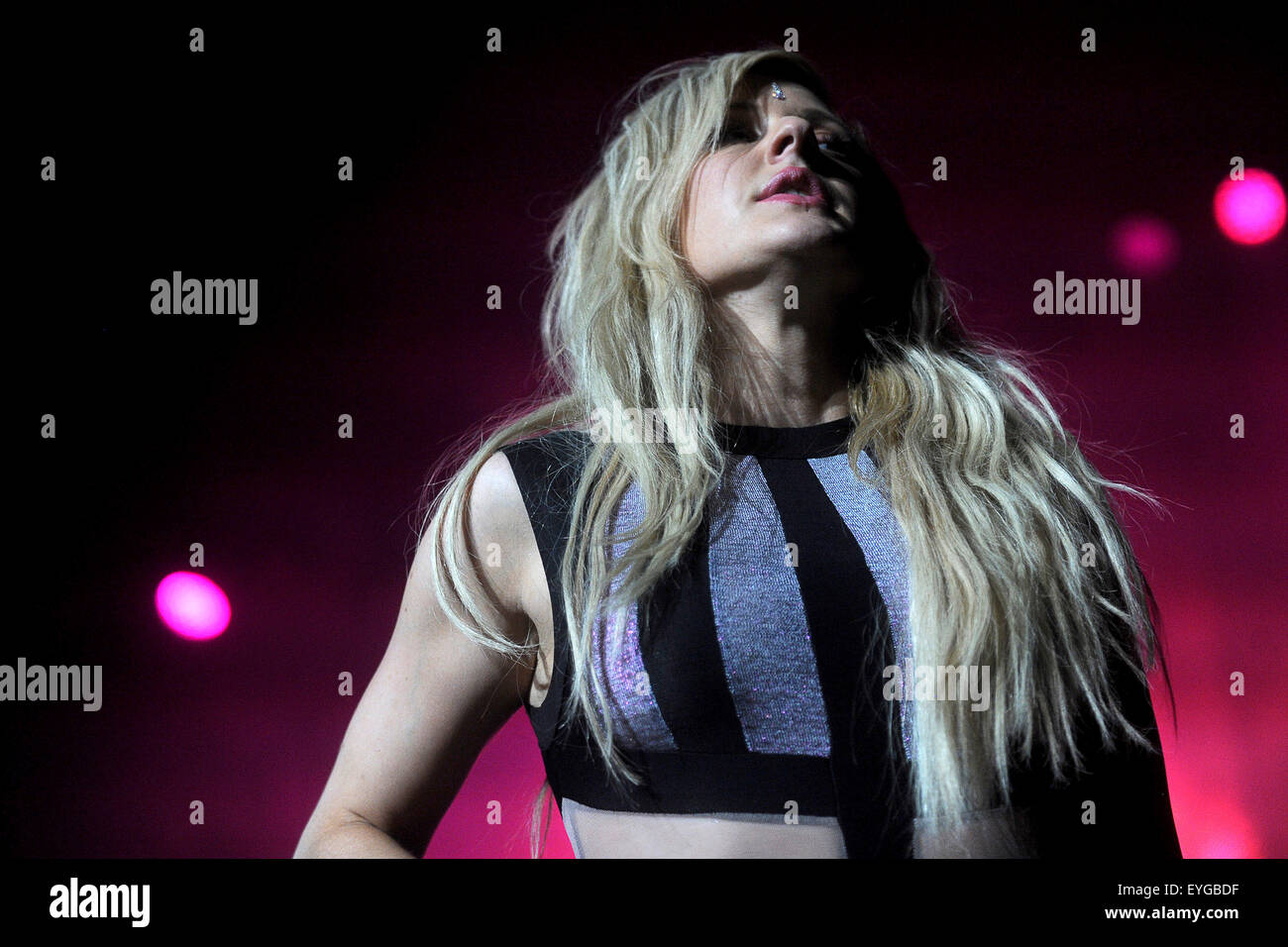 Singer Ellie Goulding performs at Madison Square Garden on March 12 ...