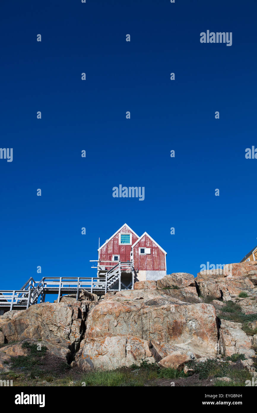 Denmark, Greenland, Cottages; Upernarvik Stock Photo - Alamy