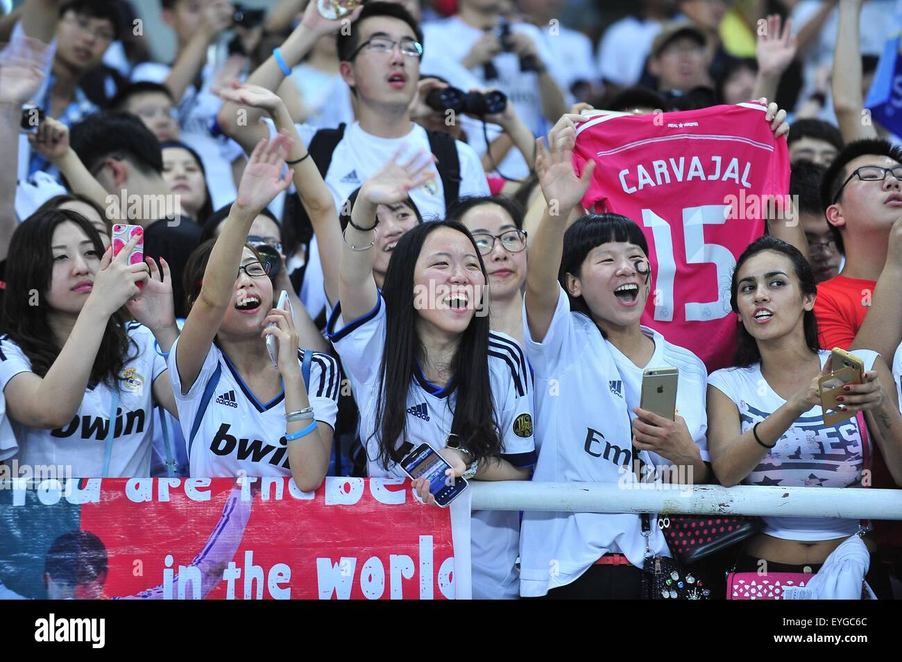 Real madrid fans china hi-res stock photography and images - Alamy