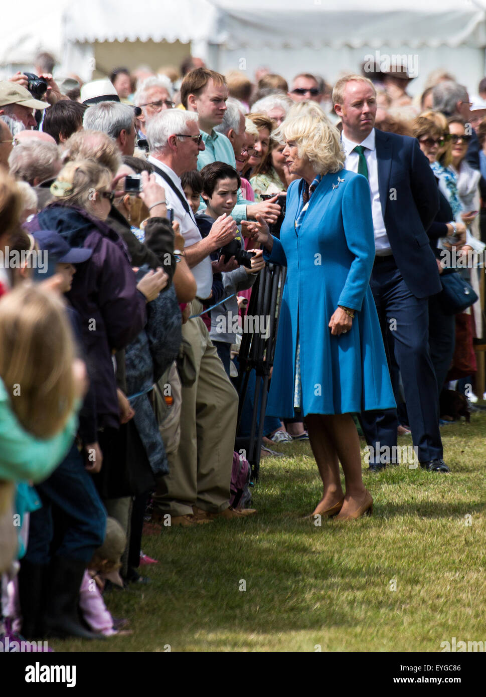 Royal Visit To The Sandringham Flower Show High Resolution Stock ...