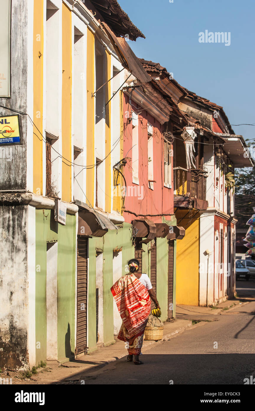 Street scene panjim goa hi-res stock photography and images - Alamy