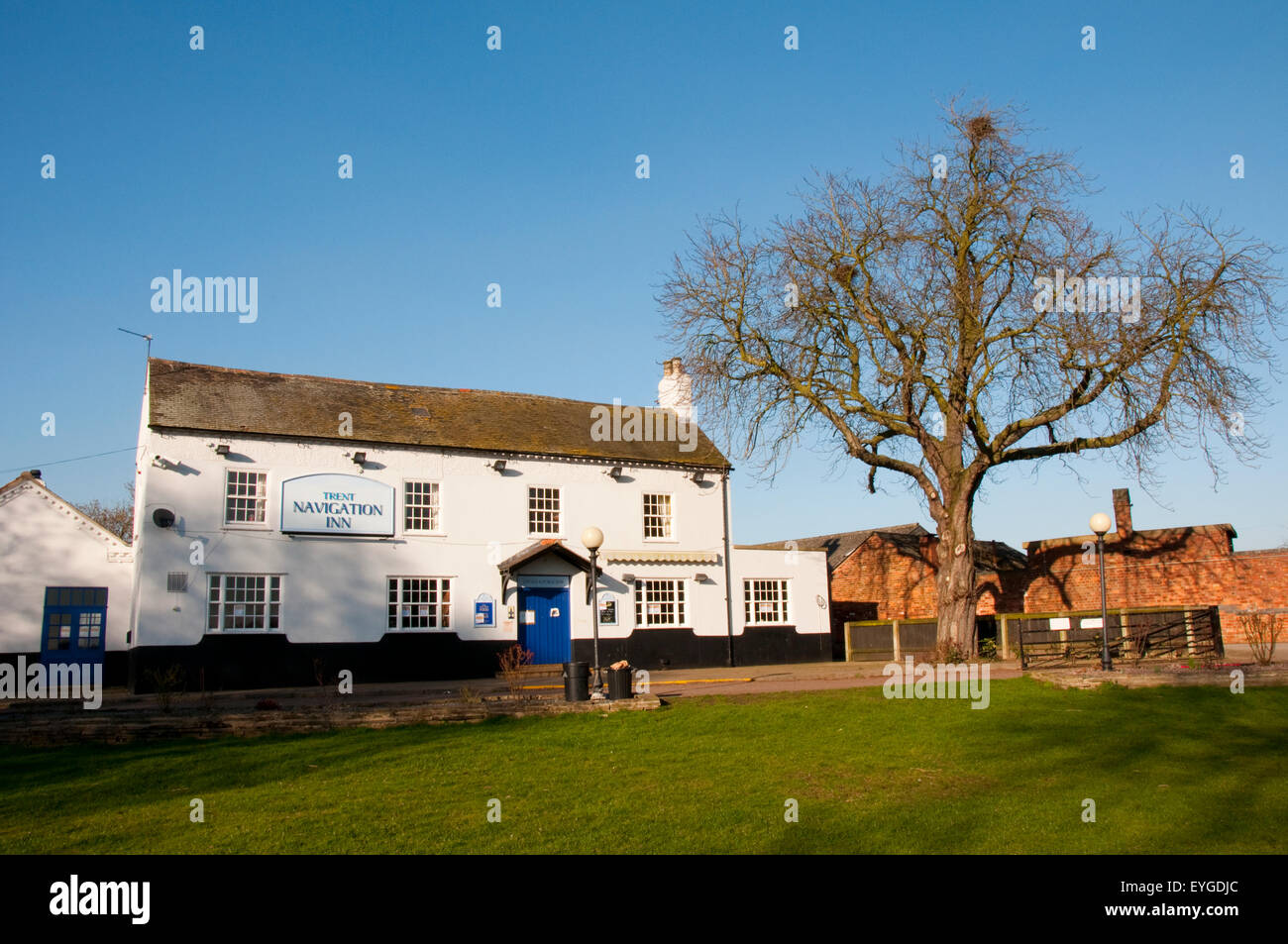 The Navigation Inn at Trent Lock, Nottinghamshire England UK Stock ...