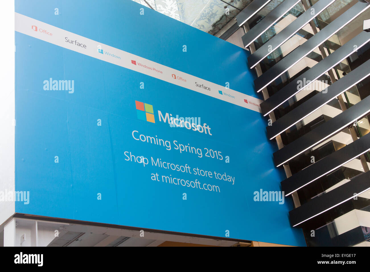 Sydney, Australia. 29th July, 2015. Microsoft is opening a flagship ...