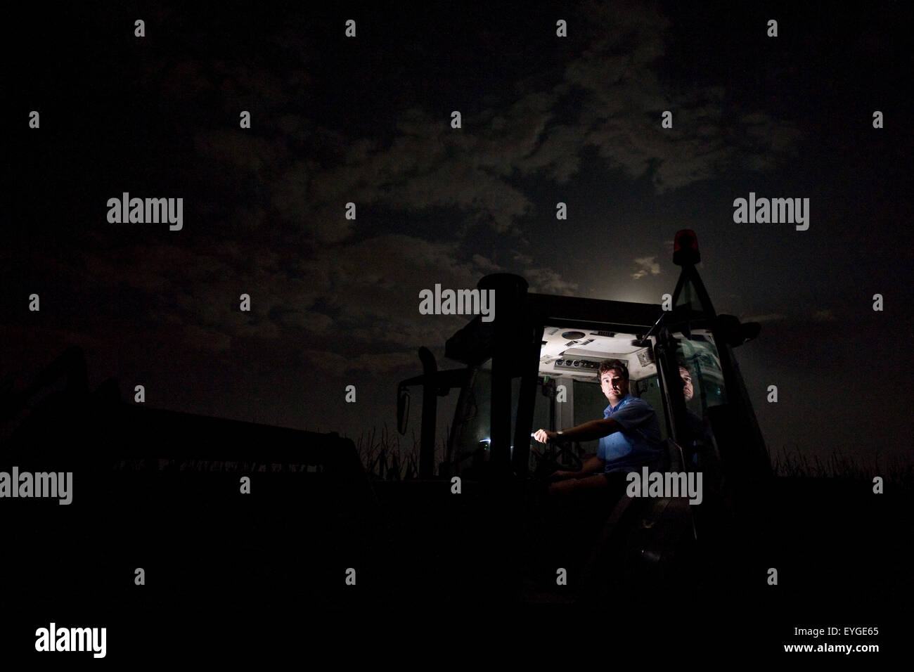 Italy, Cuggiono, Andrea Tenconi farmer Stock Photo - Alamy