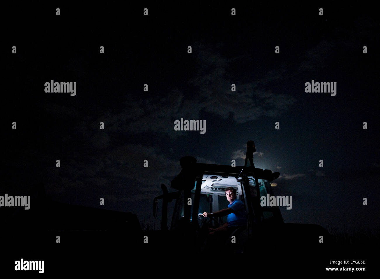 Italy, Cuggiono, Andrea Tenconi farmer Stock Photo - Alamy