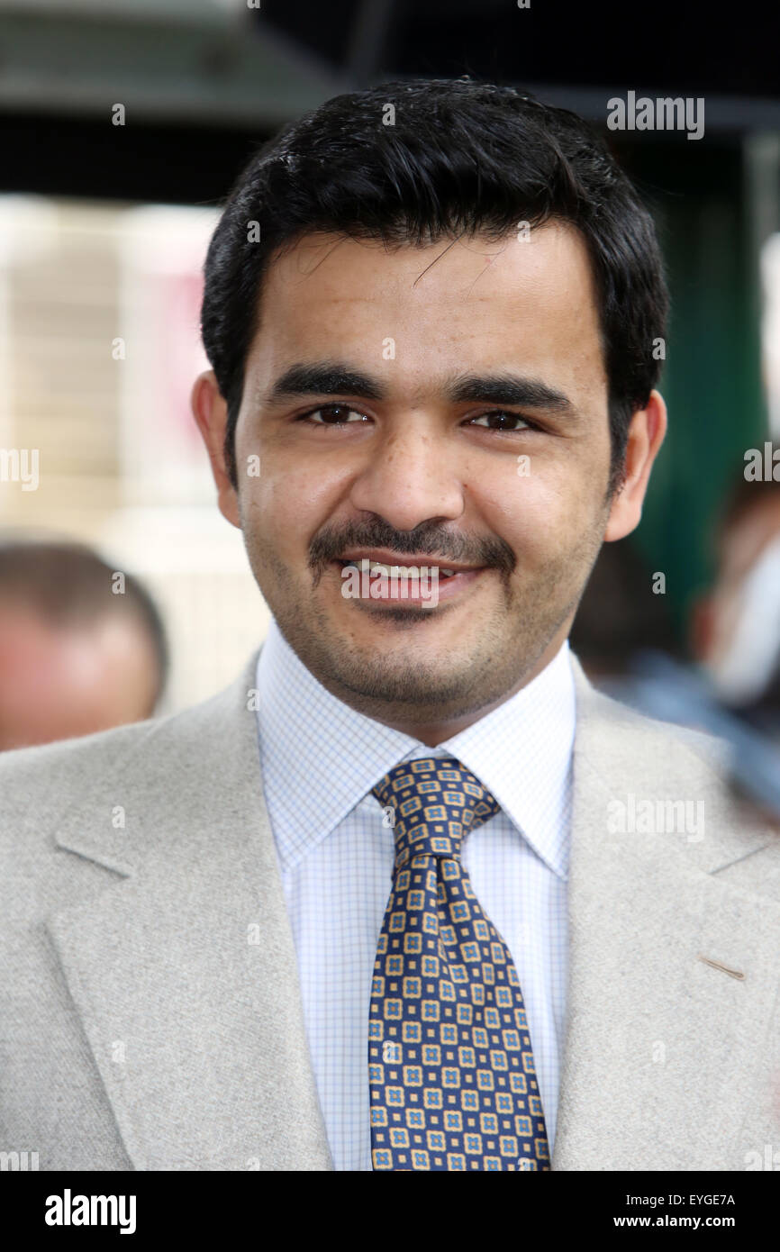 Paris, France, Sheikh Hamid bin Joaan al Thani, horse owner Stock Photo ...