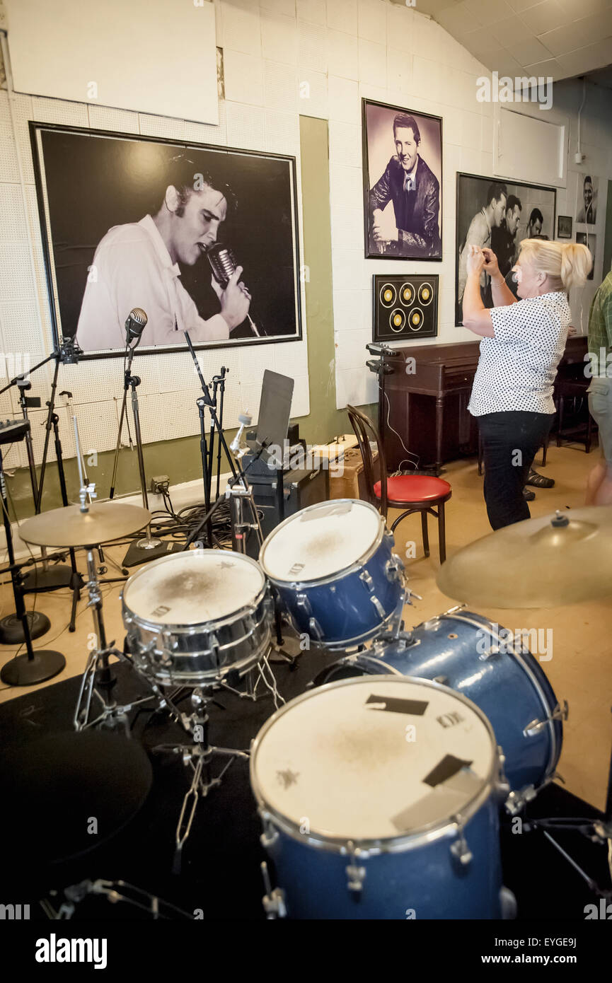 USA, Tennessee, Sun Studio interior; Memphis Stock Photo - Alamy