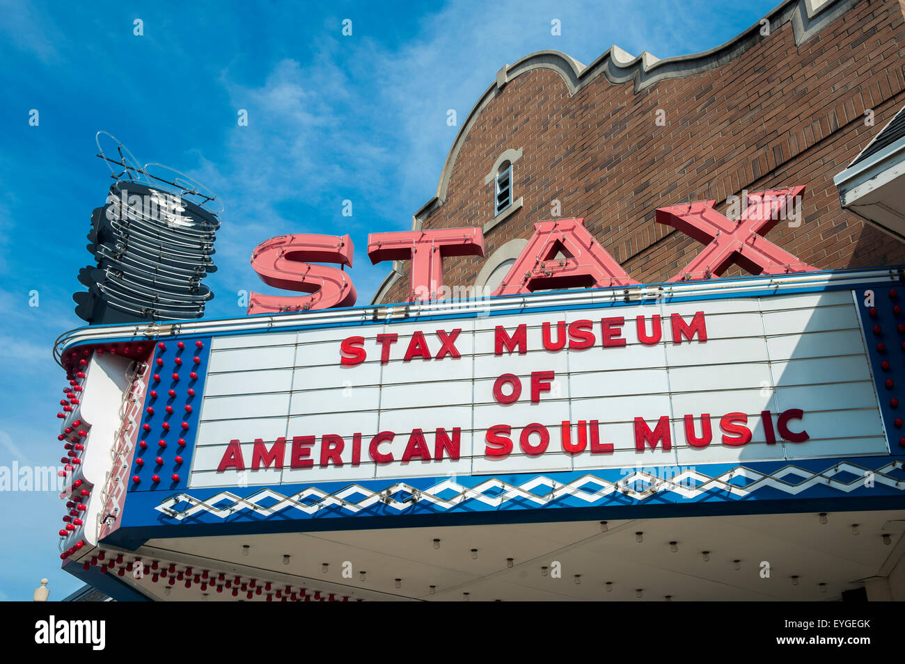USA, Tennessee, Stax Museum of American Soul Music; Memphis Stock Photo ...
