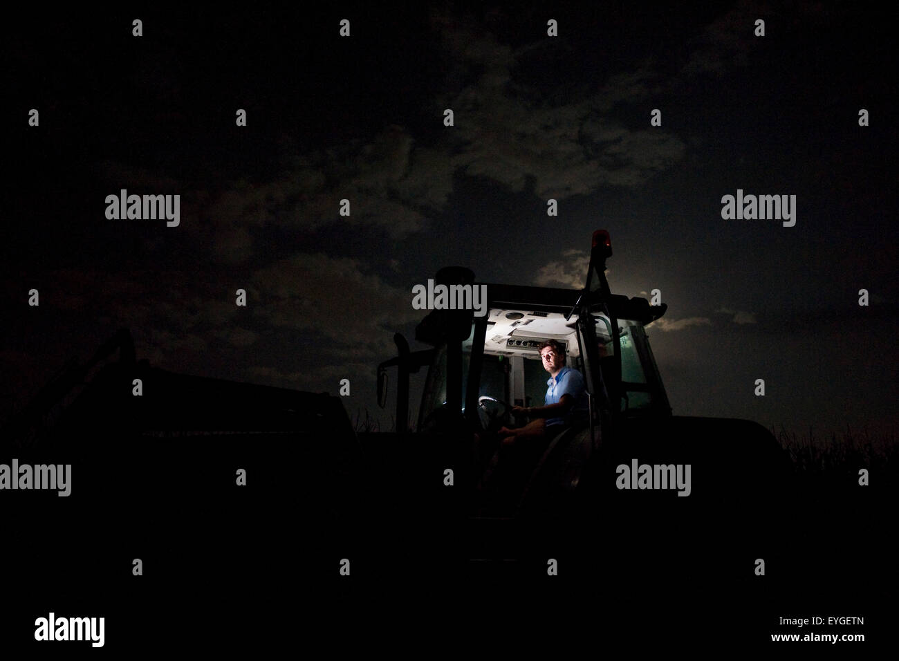 Italy, Cuggiono, Andrea Tenconi farmer Stock Photo - Alamy