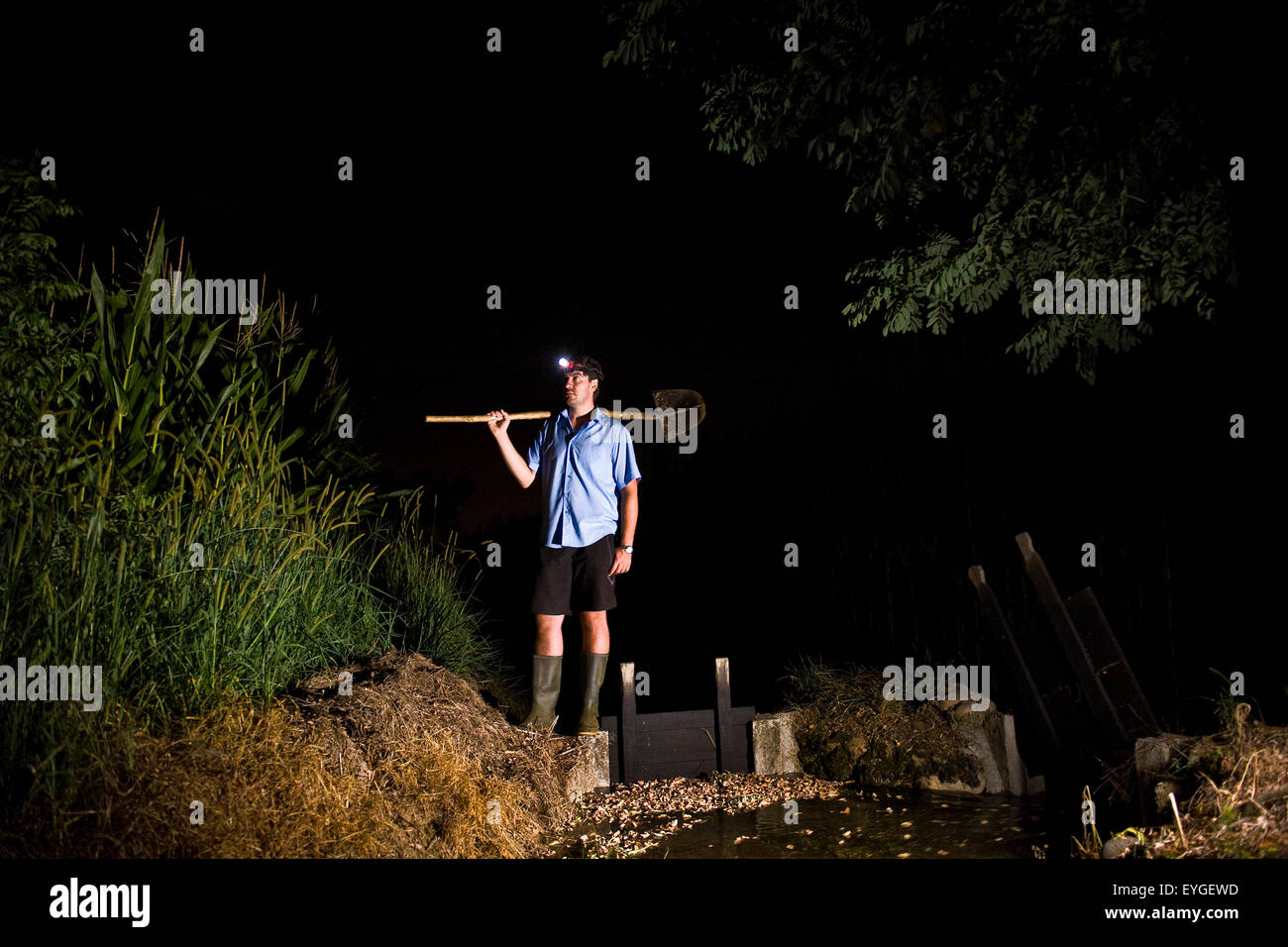Italy, Cuggiono, Andrea Tenconi farmer Stock Photo - Alamy