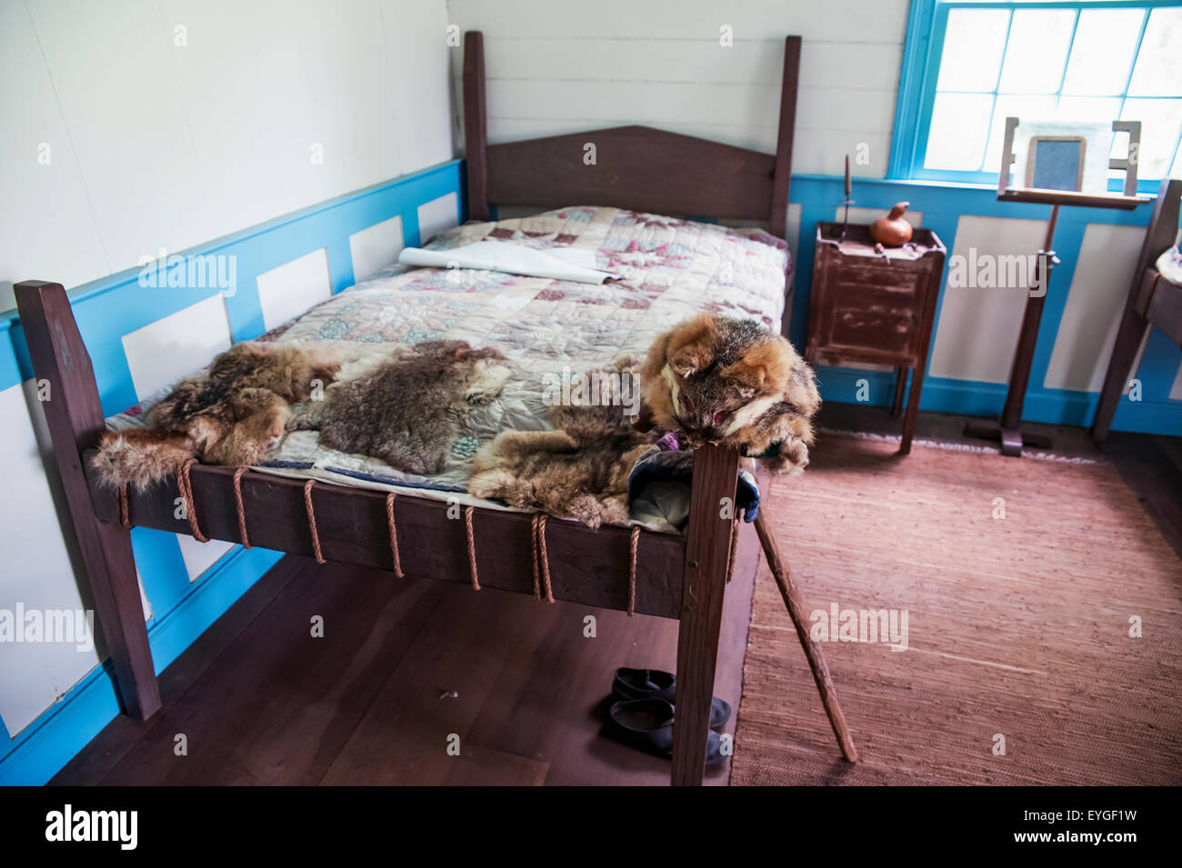 USA, Mississippi, Natchez Trace Parkway; Natchez, Interior of Mount ...