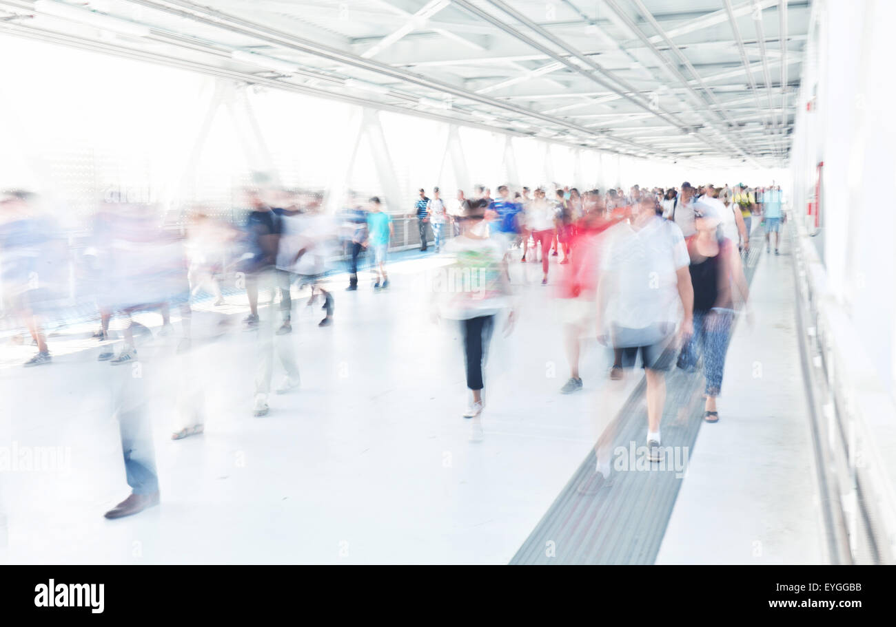 Long exposure shot people walking hi-res stock photography and images ...