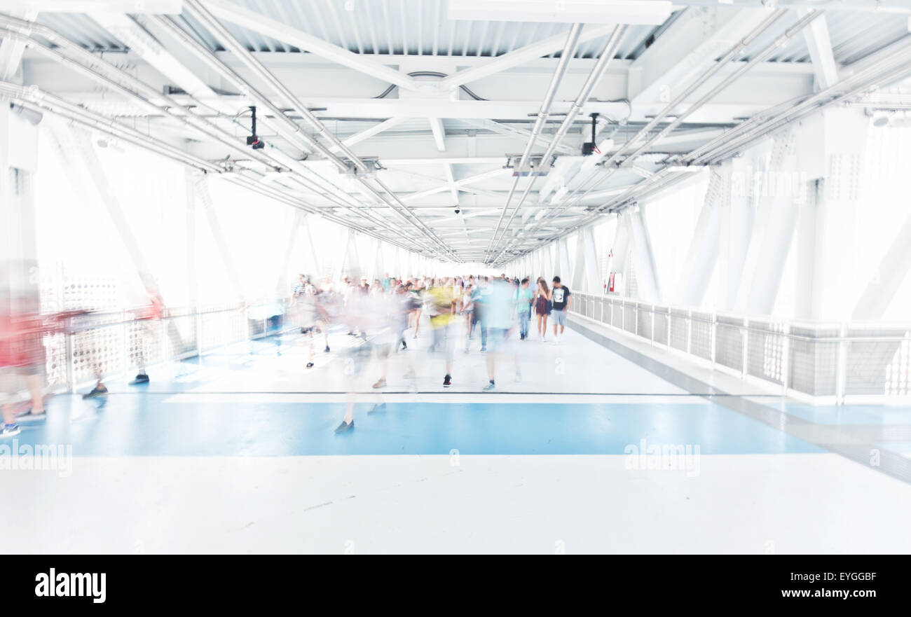 Long exposure shot people walking hi-res stock photography and images ...