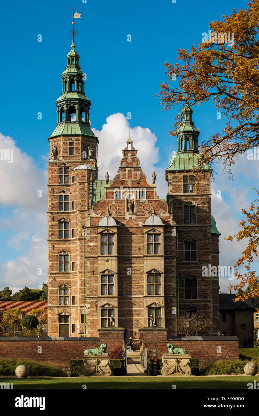 Denmark, Front view of Rosenborg Castle; Copenhagen Stock Photo - Alamy