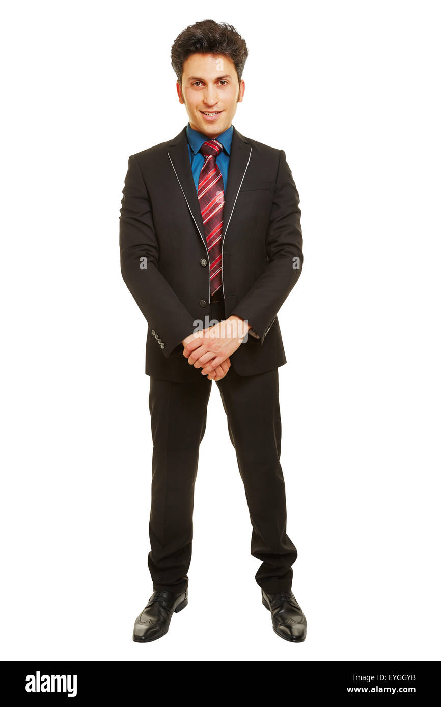 Smart Man In Suit Full Body